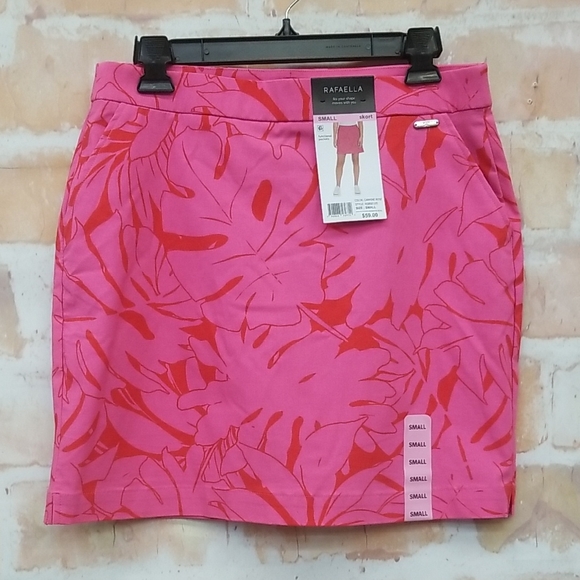 Rafaella | Shorts | Nwt Rafaella Pink Skort Resort Wear Size S | Poshmark